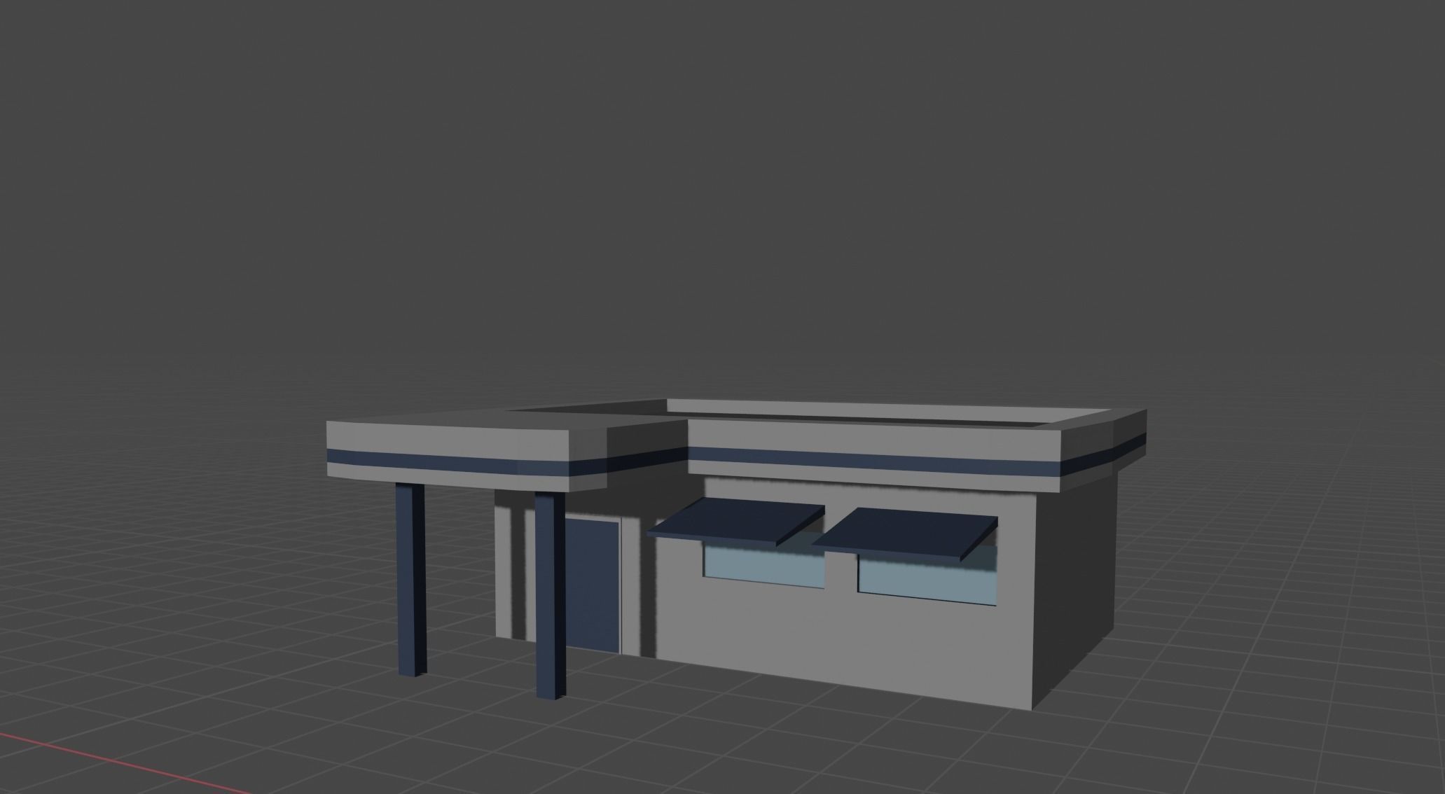 3D model low poly stores pack VR / AR / low-poly | CGTrader