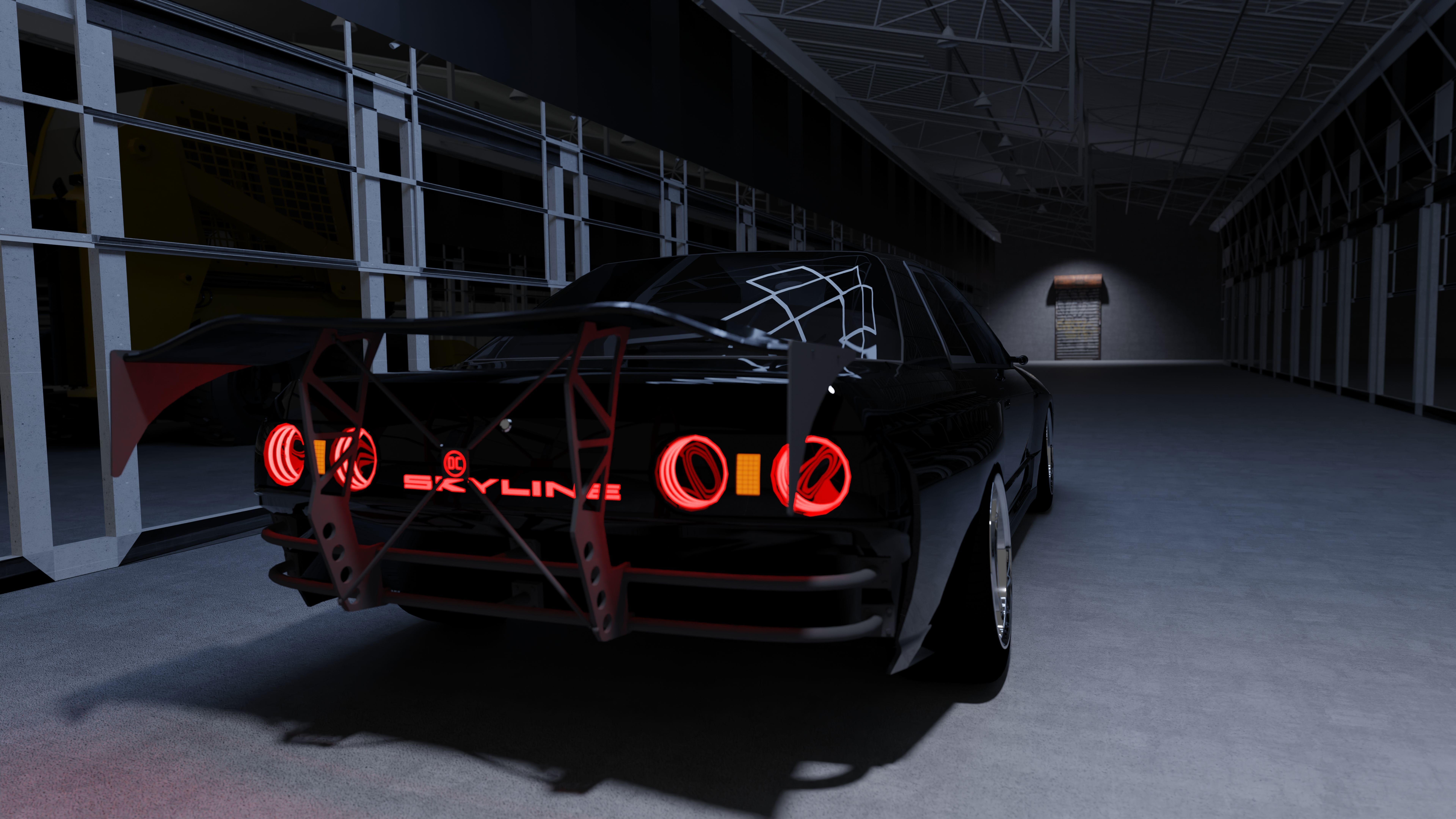 Pre Apocalyptic Nissan Skyline R32 free 3D model | CGTrader