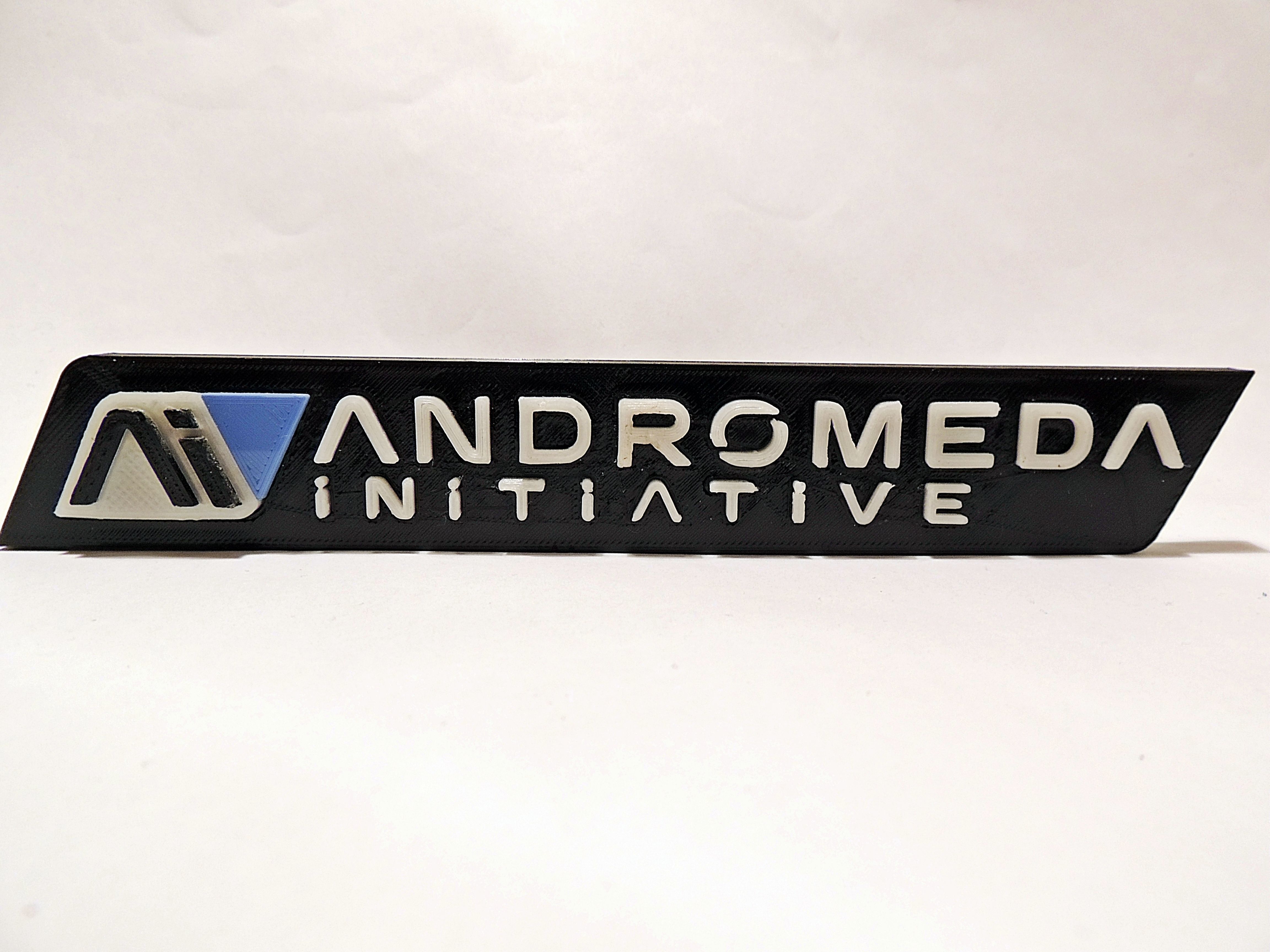 Mass Effect Andromeda Initiative LOGO plate 3D model 3D printable ...