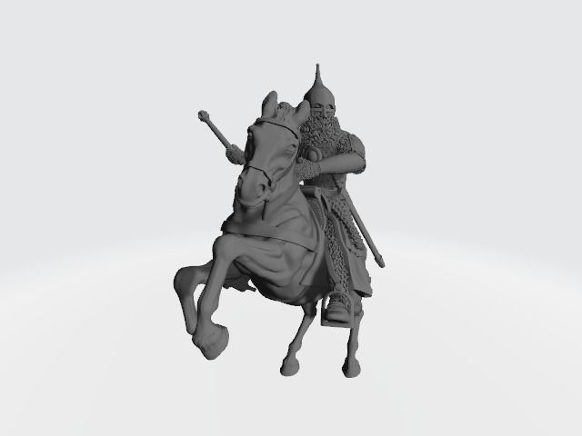Heavy armoured Russian mounted knight 3D model 3D printable | CGTrader