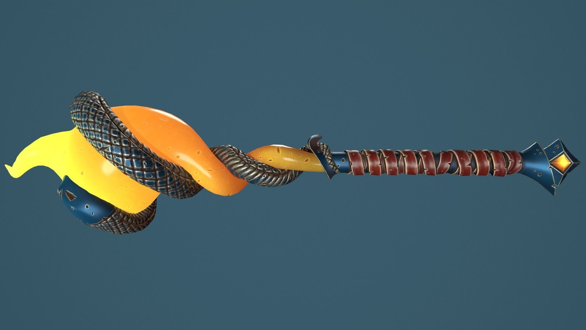 3D model Snake mace VR / AR / low-poly | CGTrader