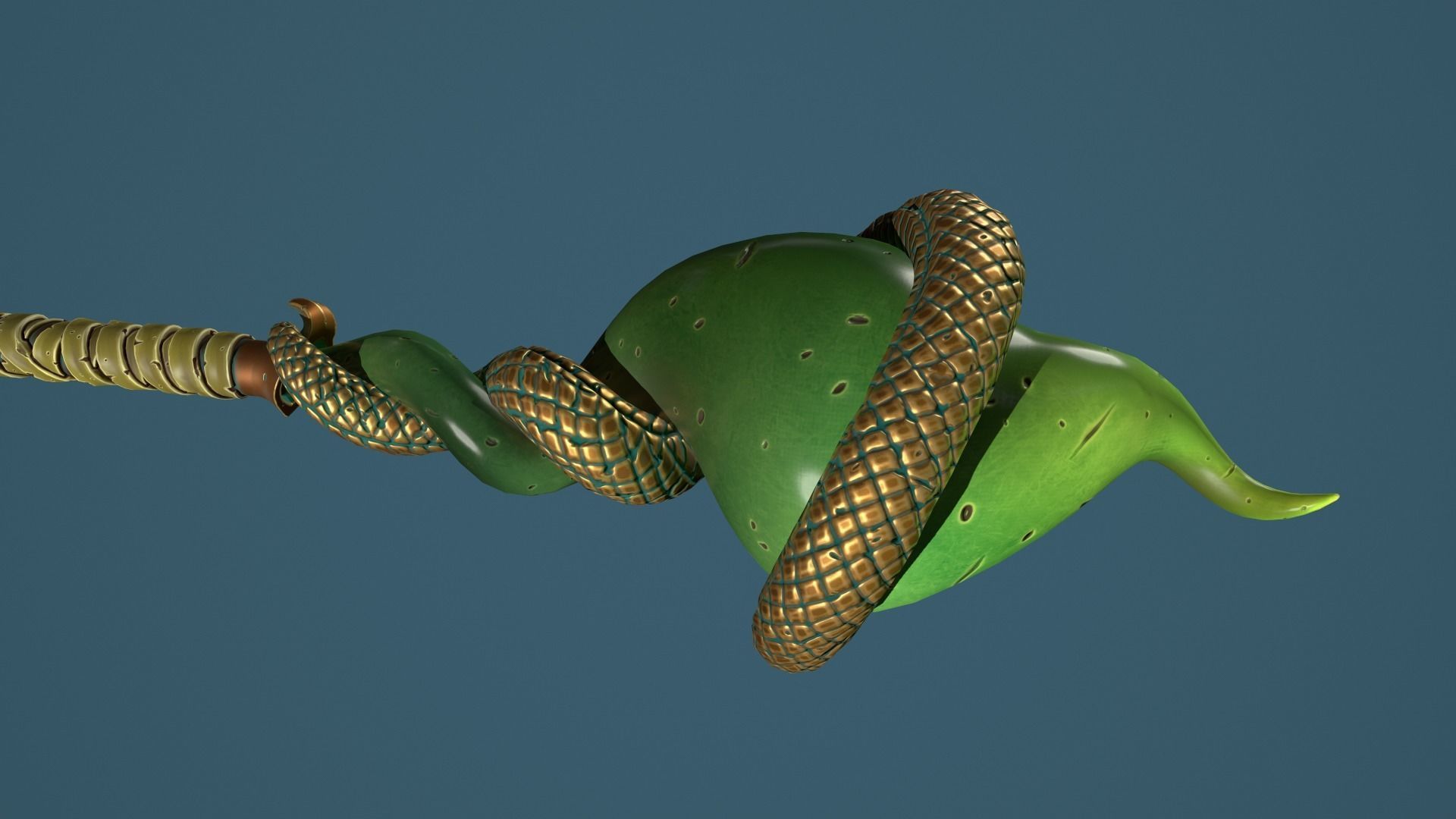 3D model Snake mace VR / AR / low-poly | CGTrader