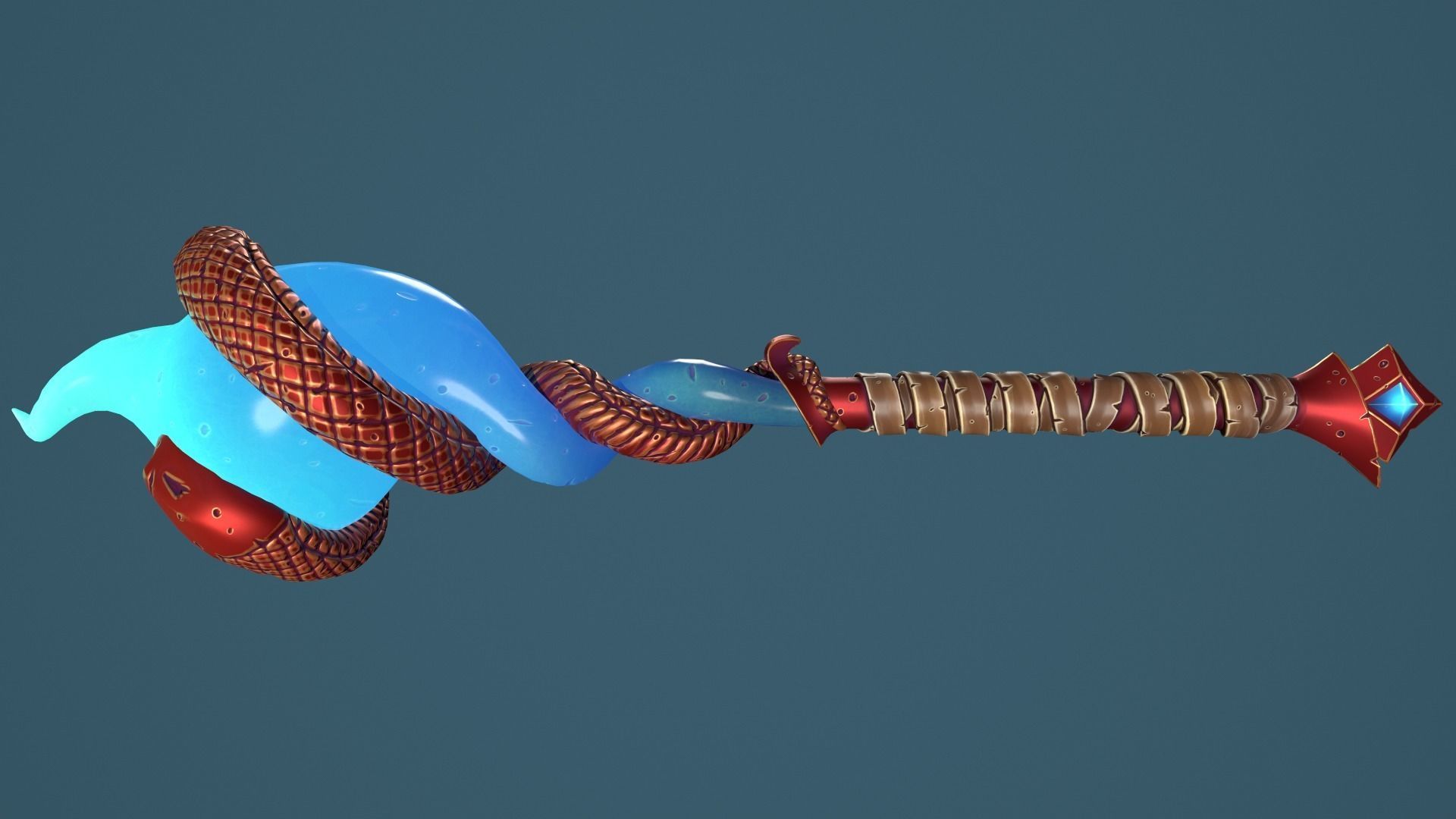 3D model Snake mace VR / AR / low-poly | CGTrader