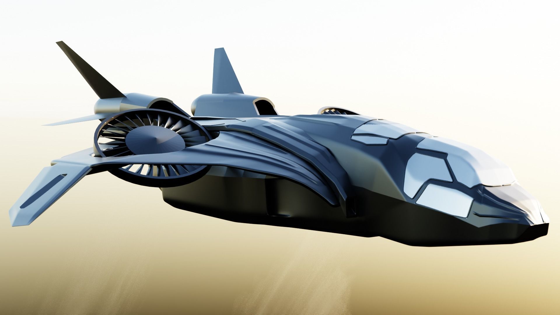 3D model Marvel Quinjet VR / AR / low-poly | CGTrader
