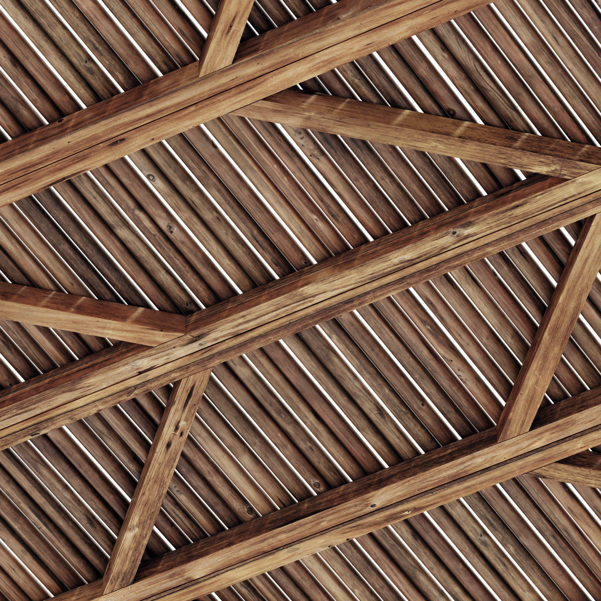 Ceiling diagonal branch straight n1 3D model | CGTrader