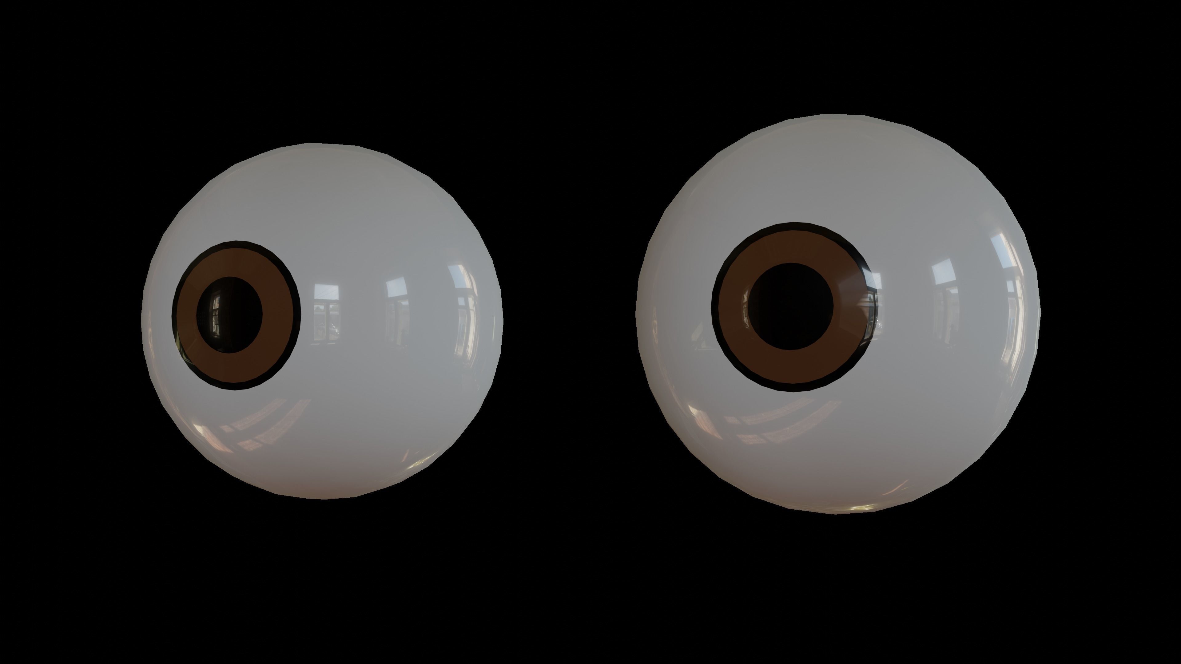 Stylized Teeth and Tongue and Eyes 3D model | CGTrader