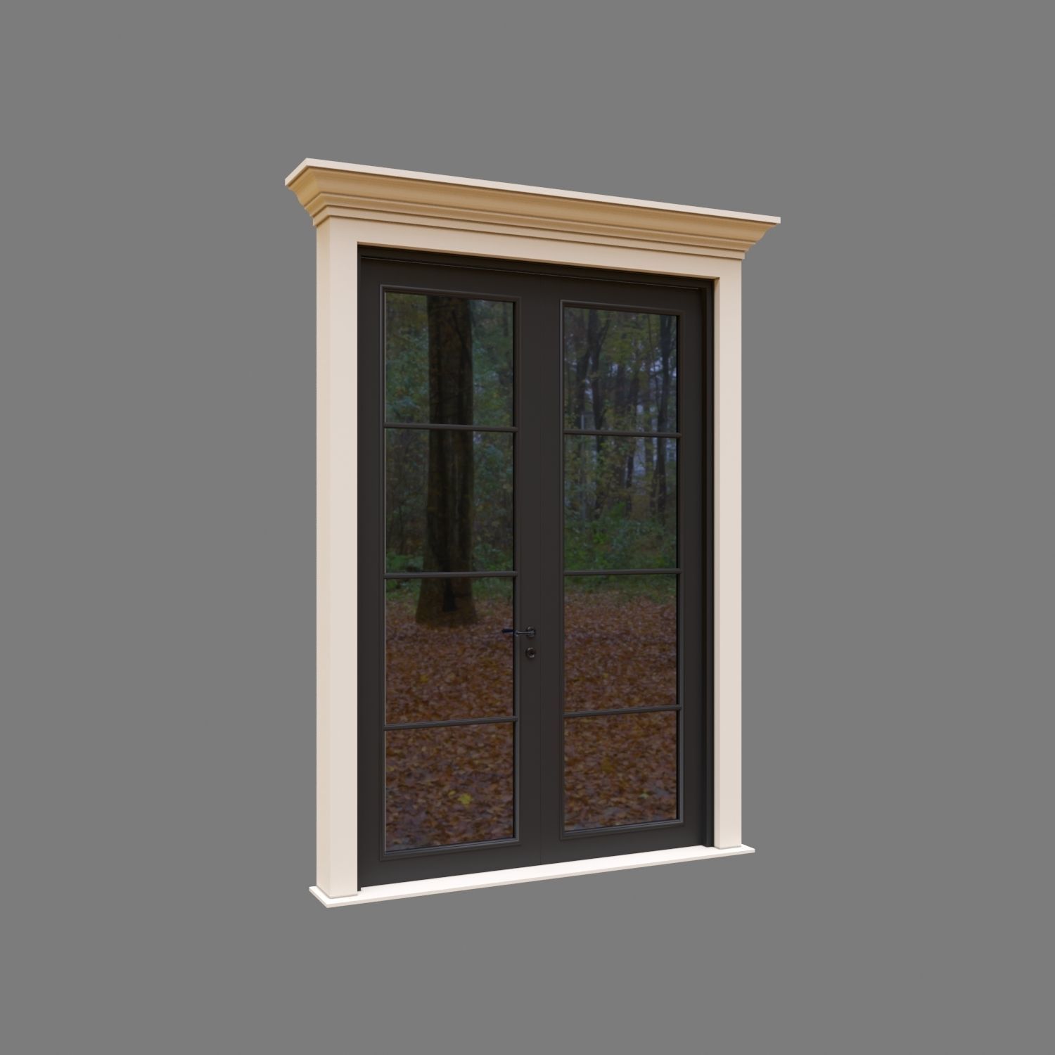 Classic doors windows 3D model | CGTrader