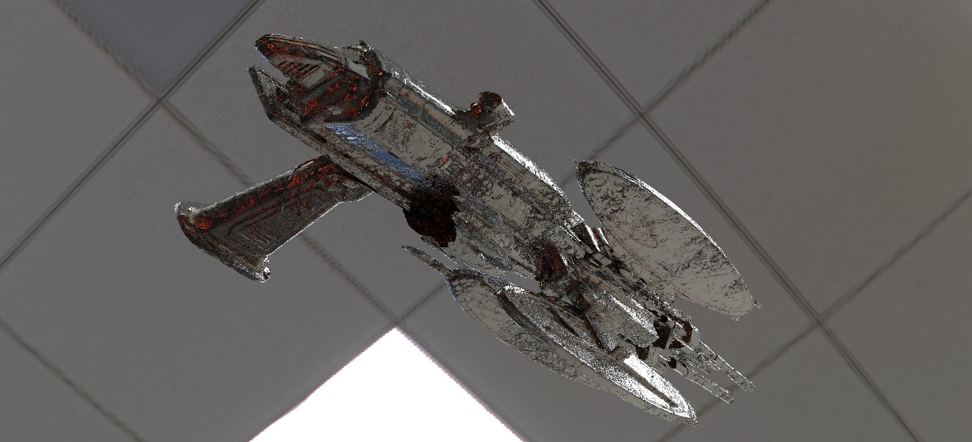 Retro Martian Sci-Fi Pistol rifle 3D 3D model | CGTrader