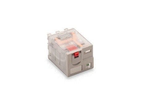 Cube Relay, 15A, 3PDT, 120 VAC Coil, LED Indicator, Test Pus... free 3D ...