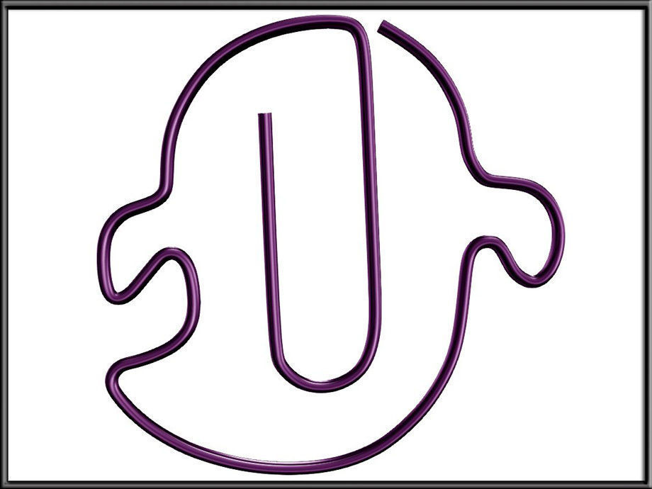 3D model Ghost Paper Clip VR / AR / low-poly | CGTrader