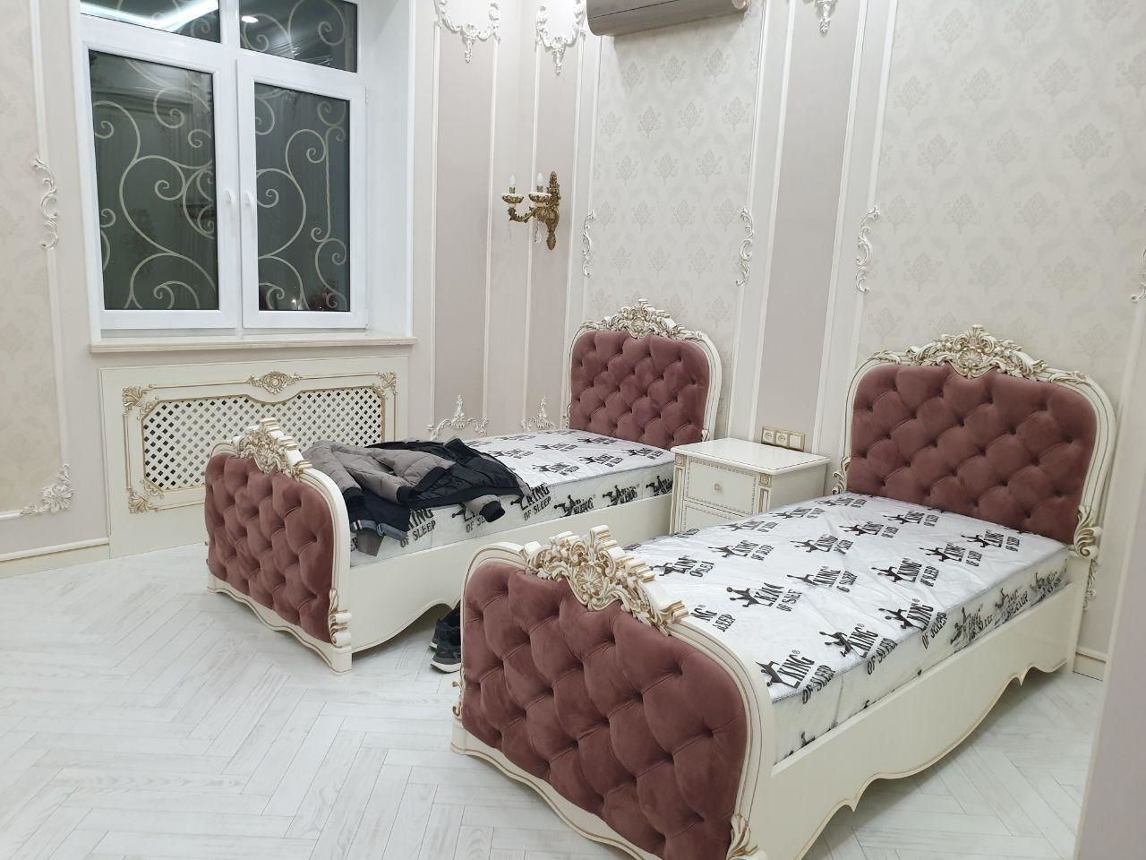 single bed headboard and footboard 3D model | CGTrader
