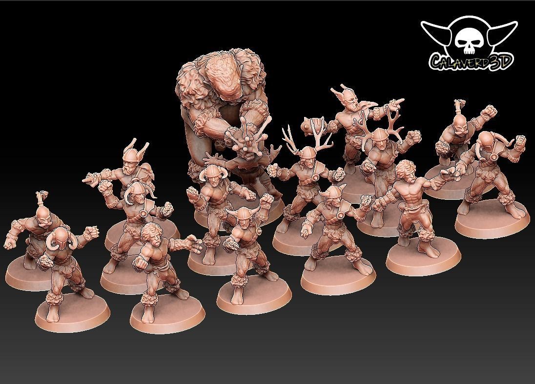 Norse Team fot Fantasy Football 3D model 3D printable | CGTrader