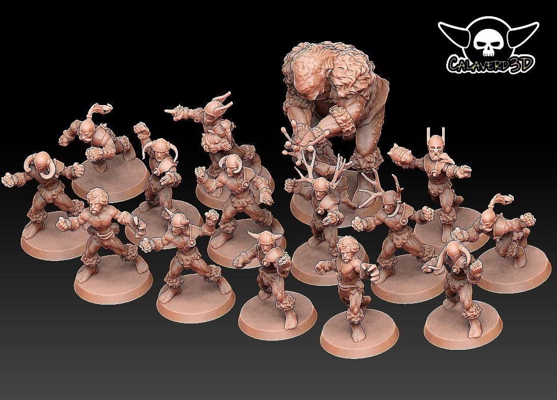 Norse Team fot Fantasy Football 3D model 3D printable | CGTrader