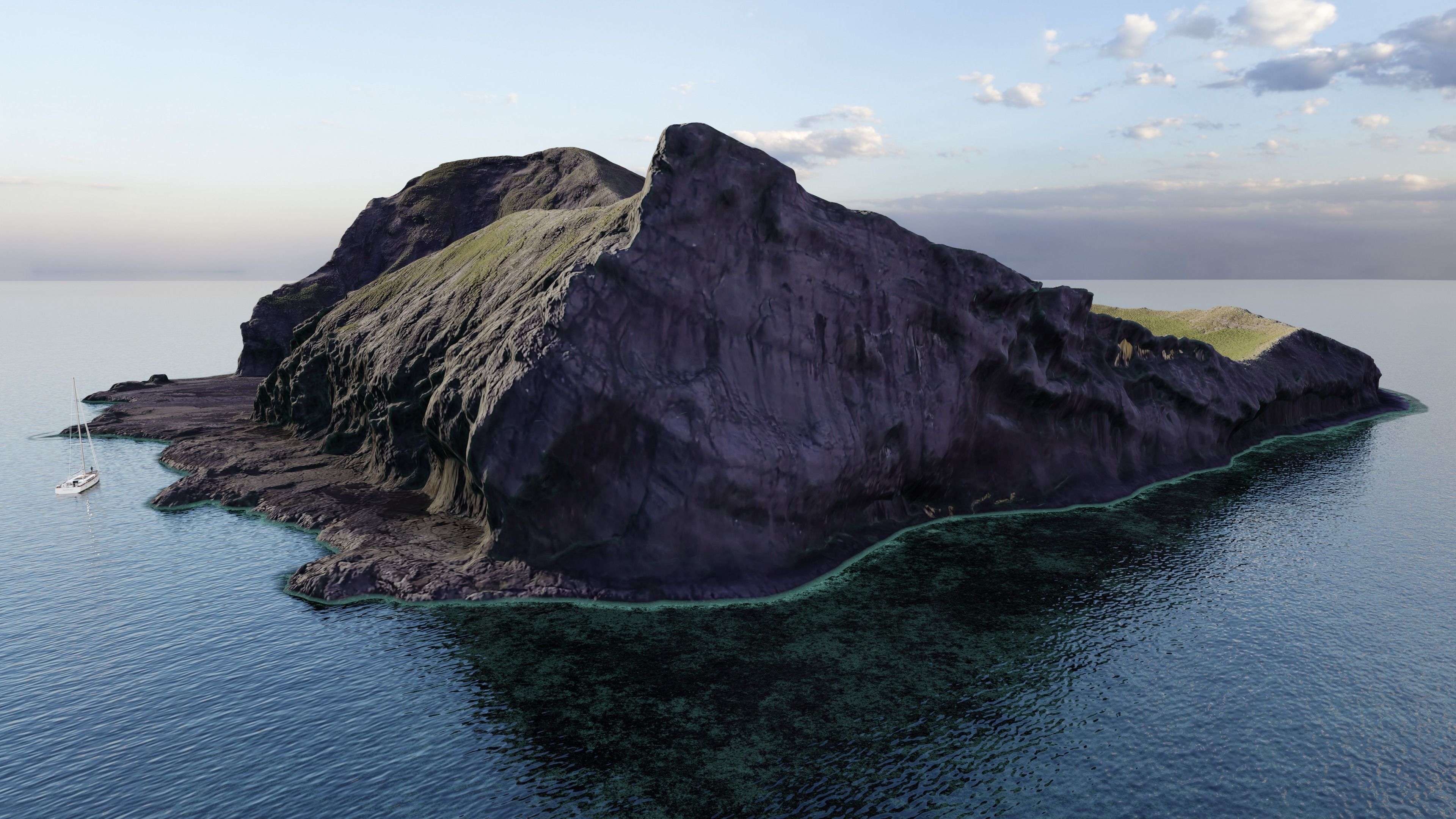 Pacific Island Multipurpose Terrain Model 3D model | CGTrader