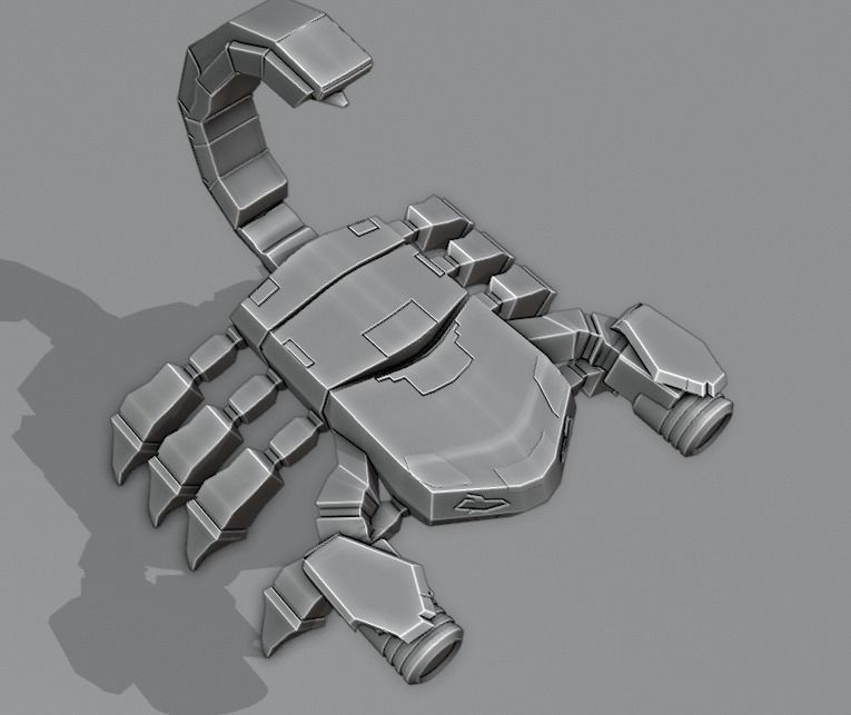 Sci-Fi Scorpion 3D model animated | CGTrader