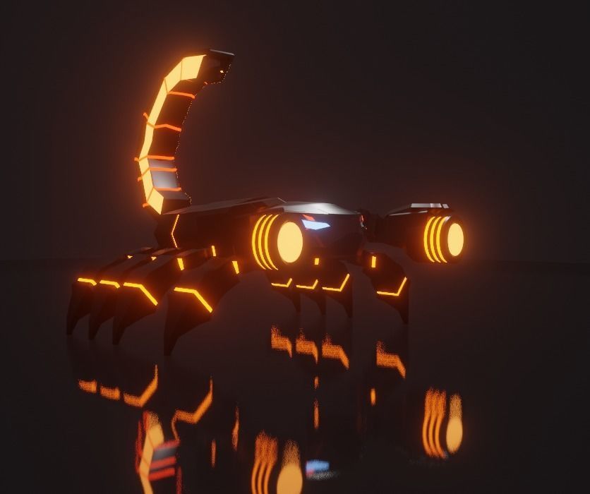 Sci-Fi Scorpion 3D model animated | CGTrader