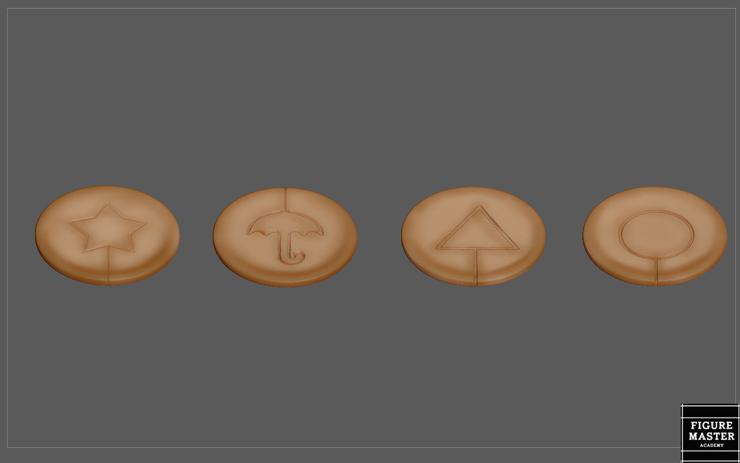 SQUID GAME SUGAR HONEYCOMB DALGONA CANDY PROPS NETFLIX 3D model 3D ...