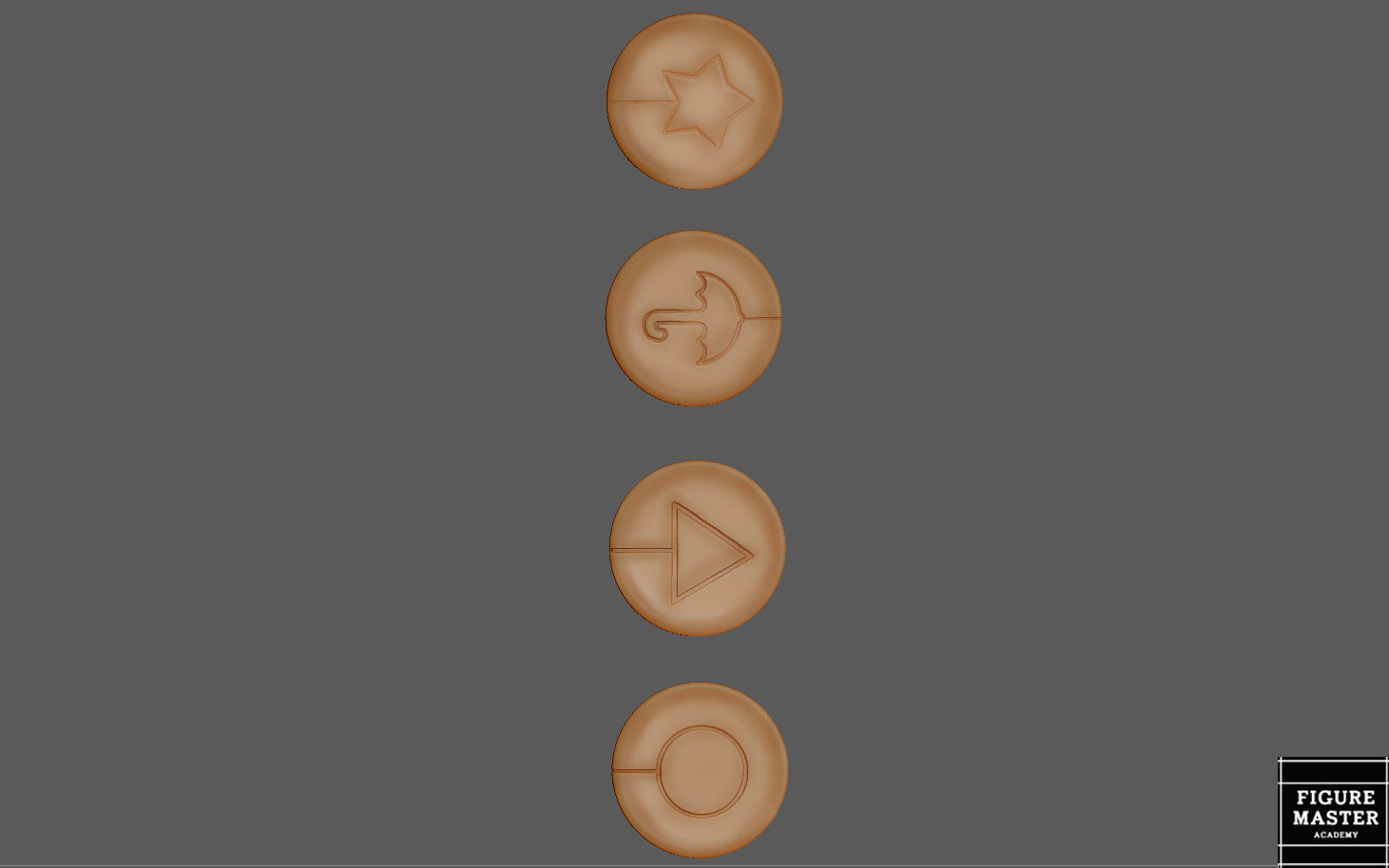 SQUID GAME SUGAR HONEYCOMB DALGONA CANDY PROPS NETFLIX 3D model 3D ...