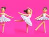 Minimal Ballet dancer 3D Cartoon Character 3D model rigged | CGTrader