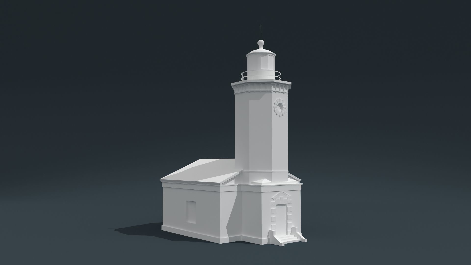 Forward Inkerman Lighthouse 3D model | CGTrader