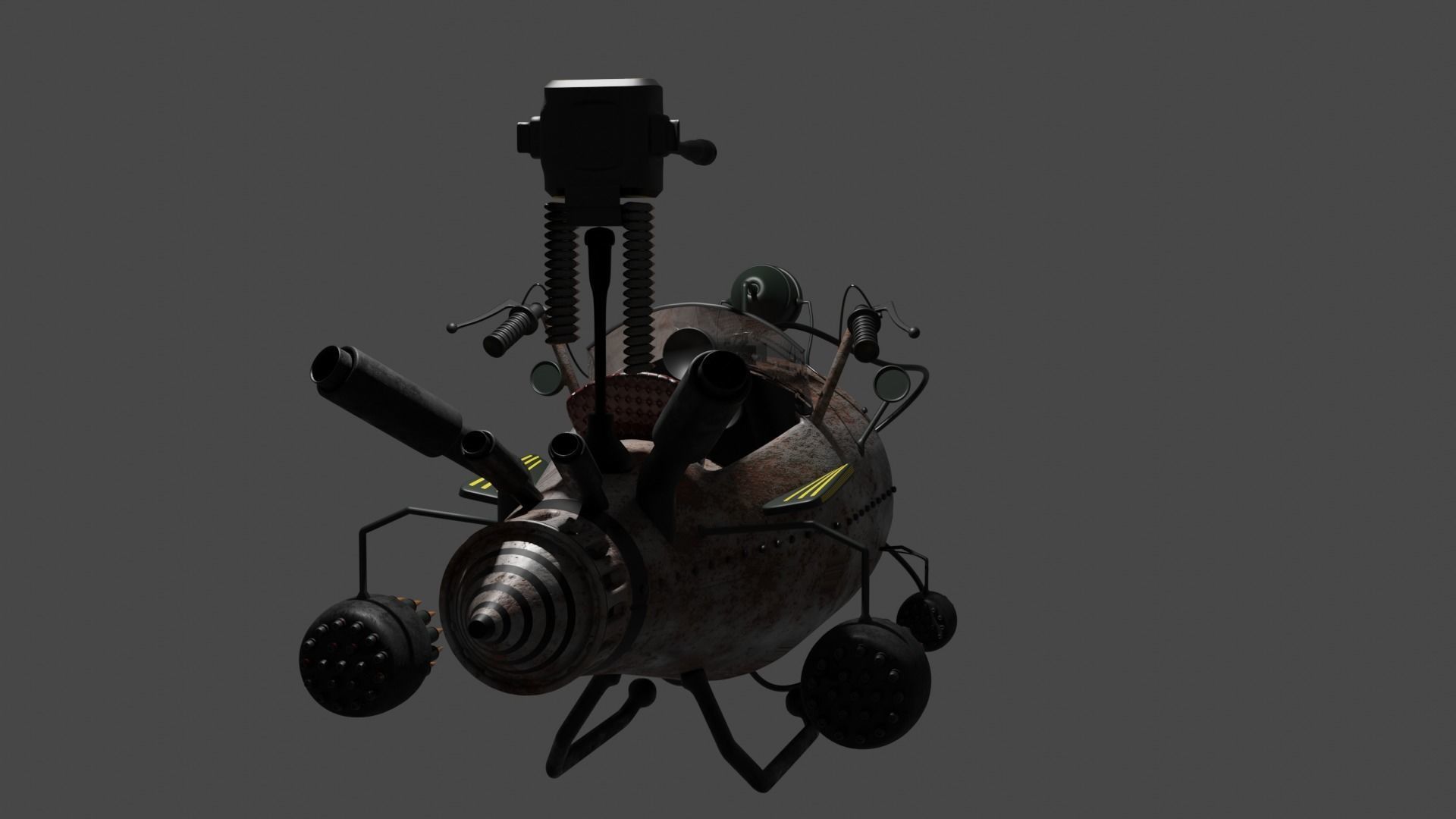 3D science fiction motorcycle 3D model animated | CGTrader