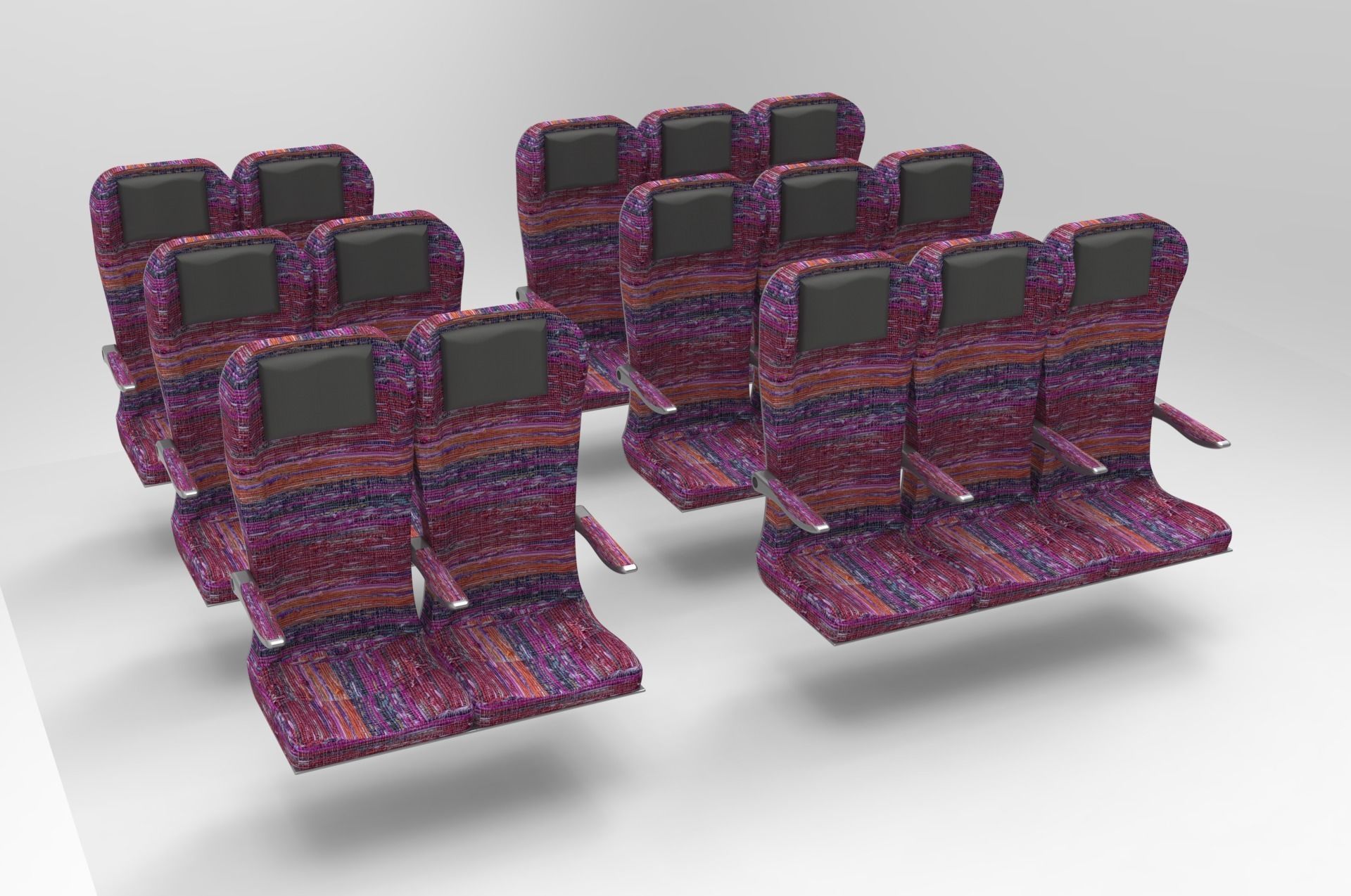 TRAIN SEAT 3D model | CGTrader