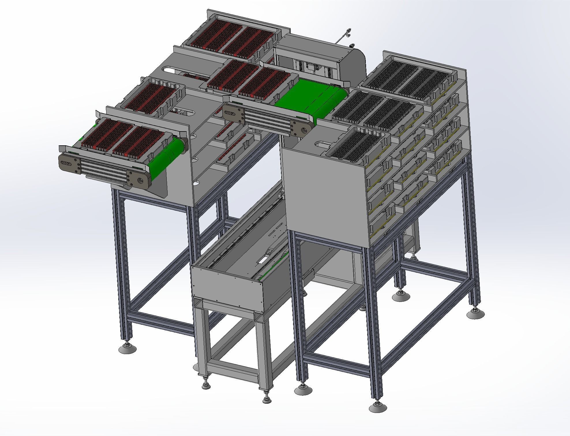 Automatic memory module assembly machine 3D model | CGTrader