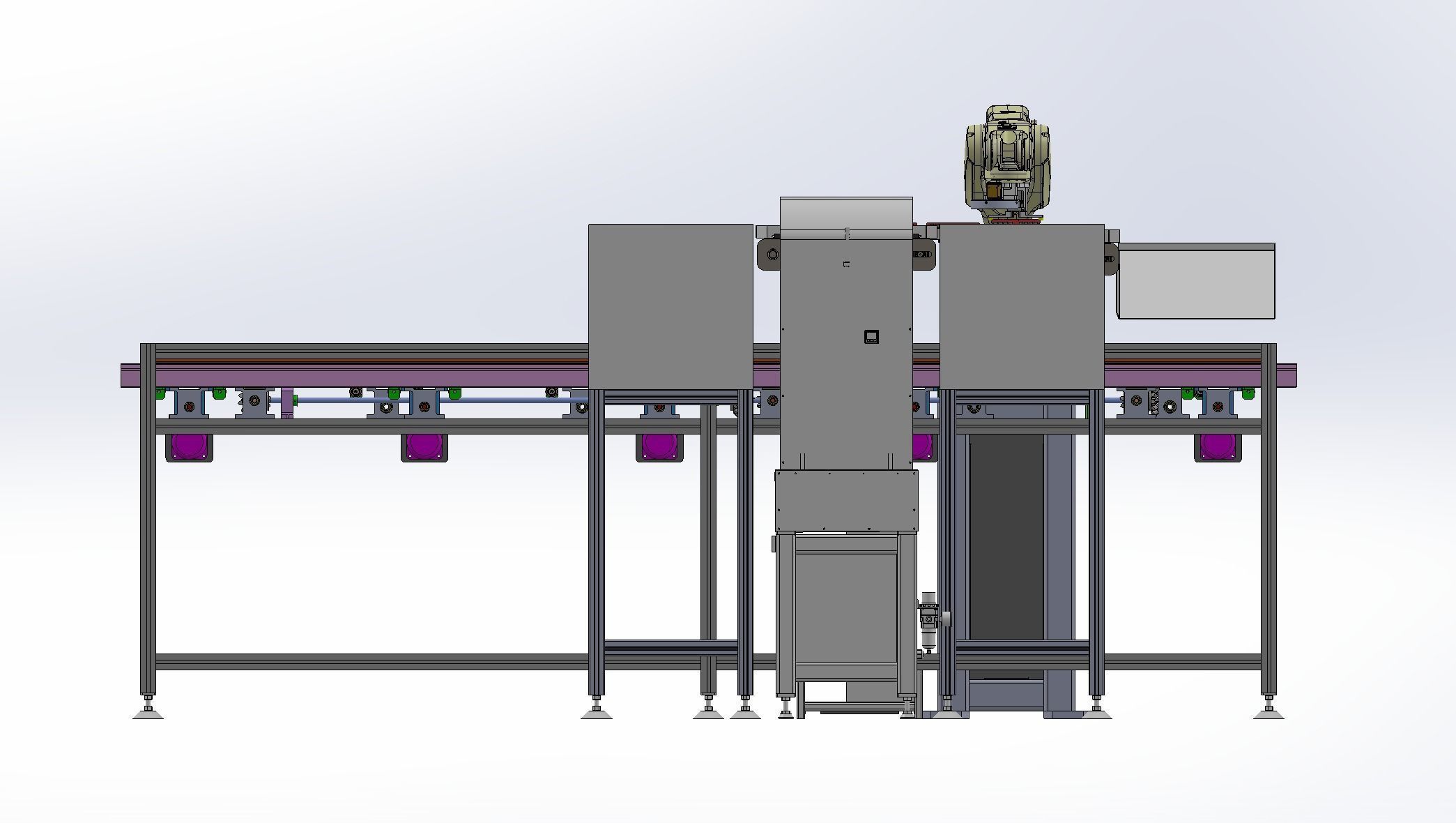 Automatic memory module assembly machine 3D model | CGTrader