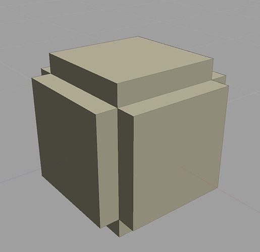 Extruded cube free 3D model | CGTrader
