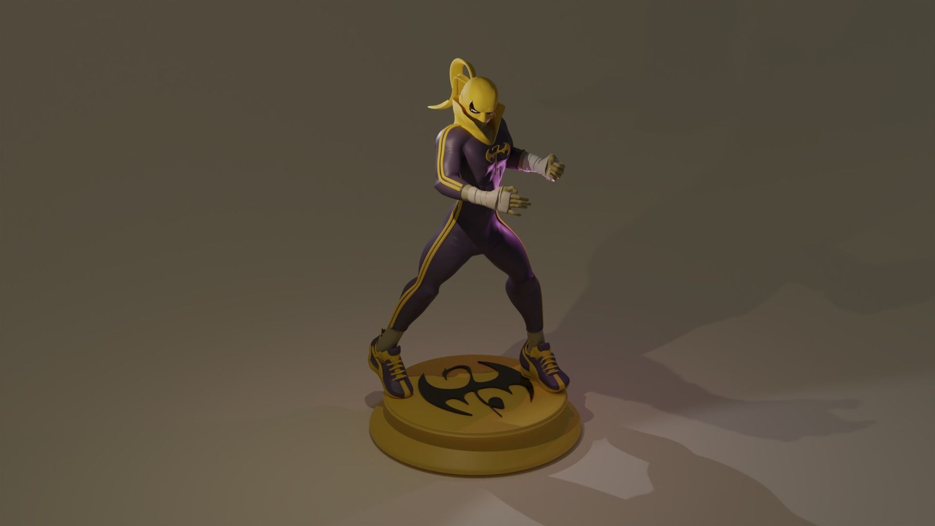 Marvel Iron Fist 3D print model free 3D model 3D printable | CGTrader