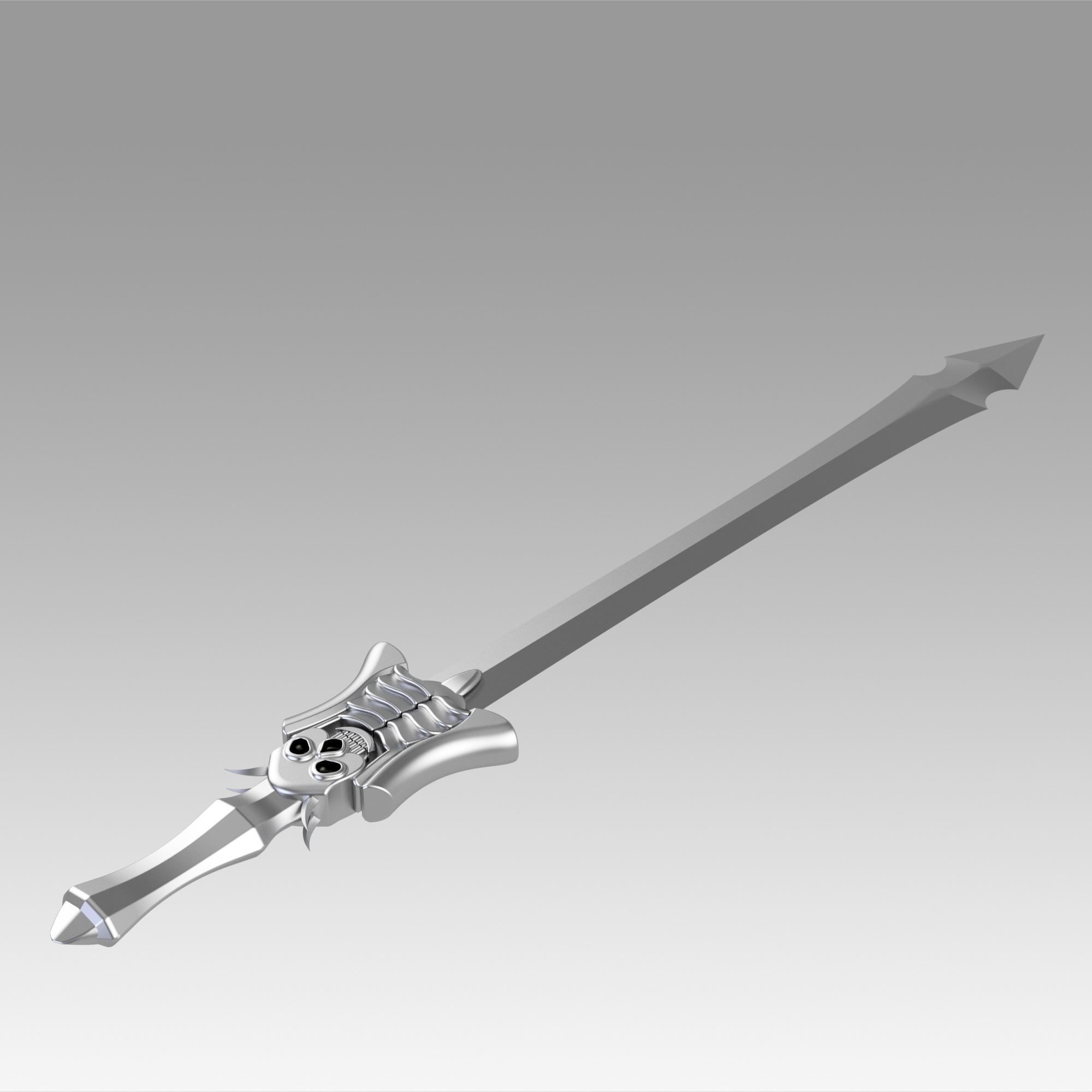 Devil May Cry Silver Cosplay Sword weapon props replica 3D model 3D ...