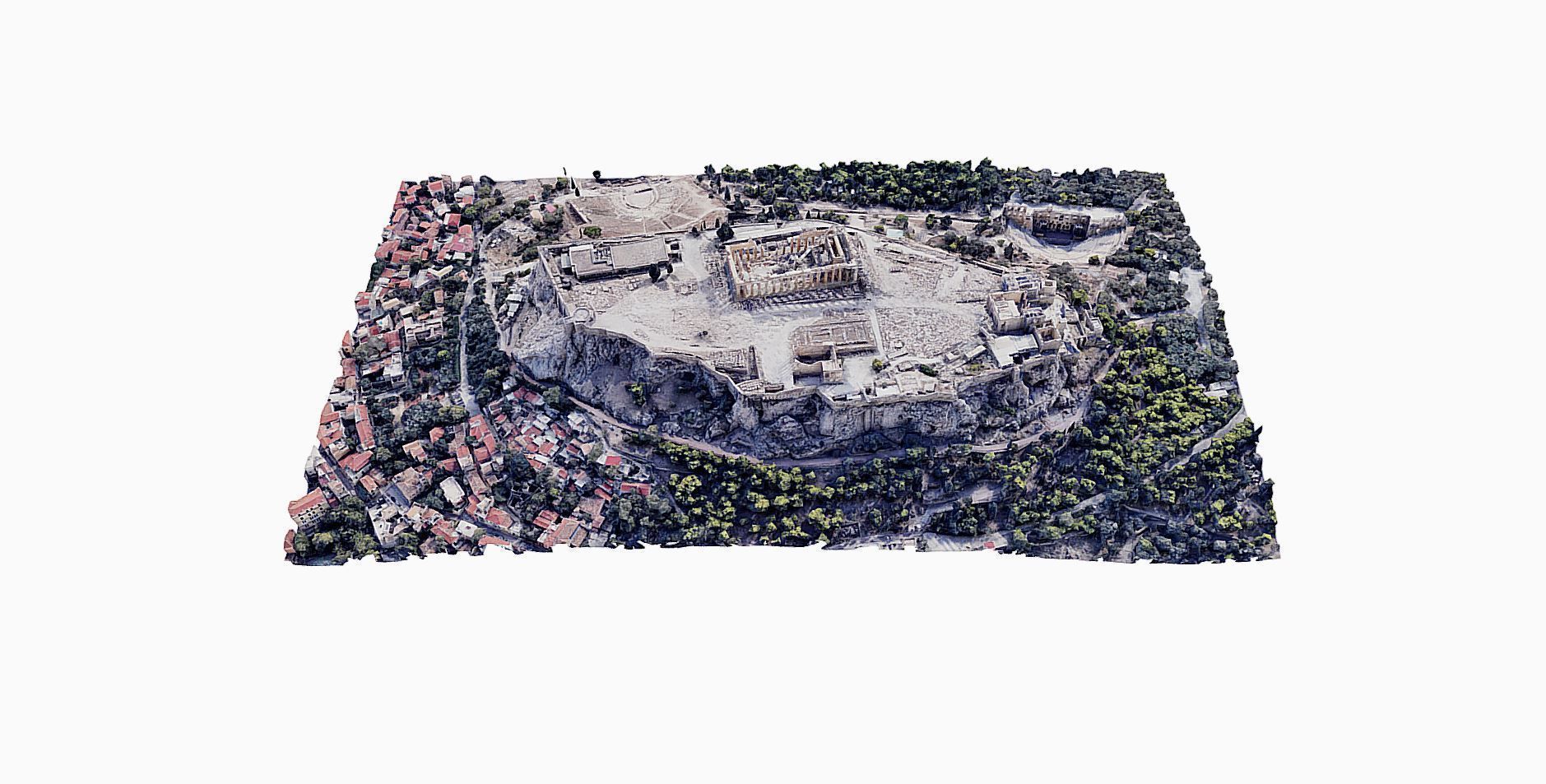 3D model Acropolis of Athens - Parthenon VR / AR / low-poly | CGTrader