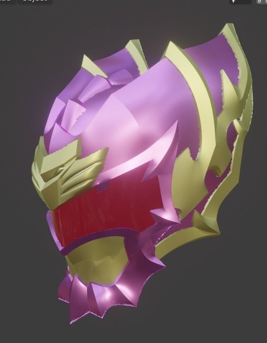 Armor Hero Emperor 3D Printable Helmet 3D model 3D printable | CGTrader