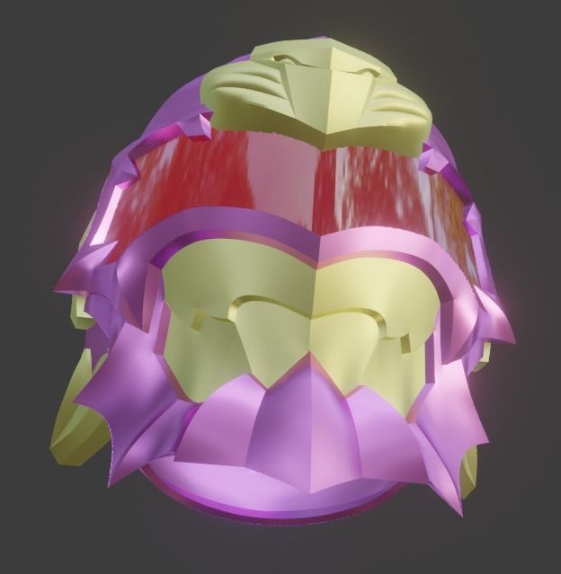 Armor Hero Emperor 3D Printable Helmet 3D model 3D printable | CGTrader