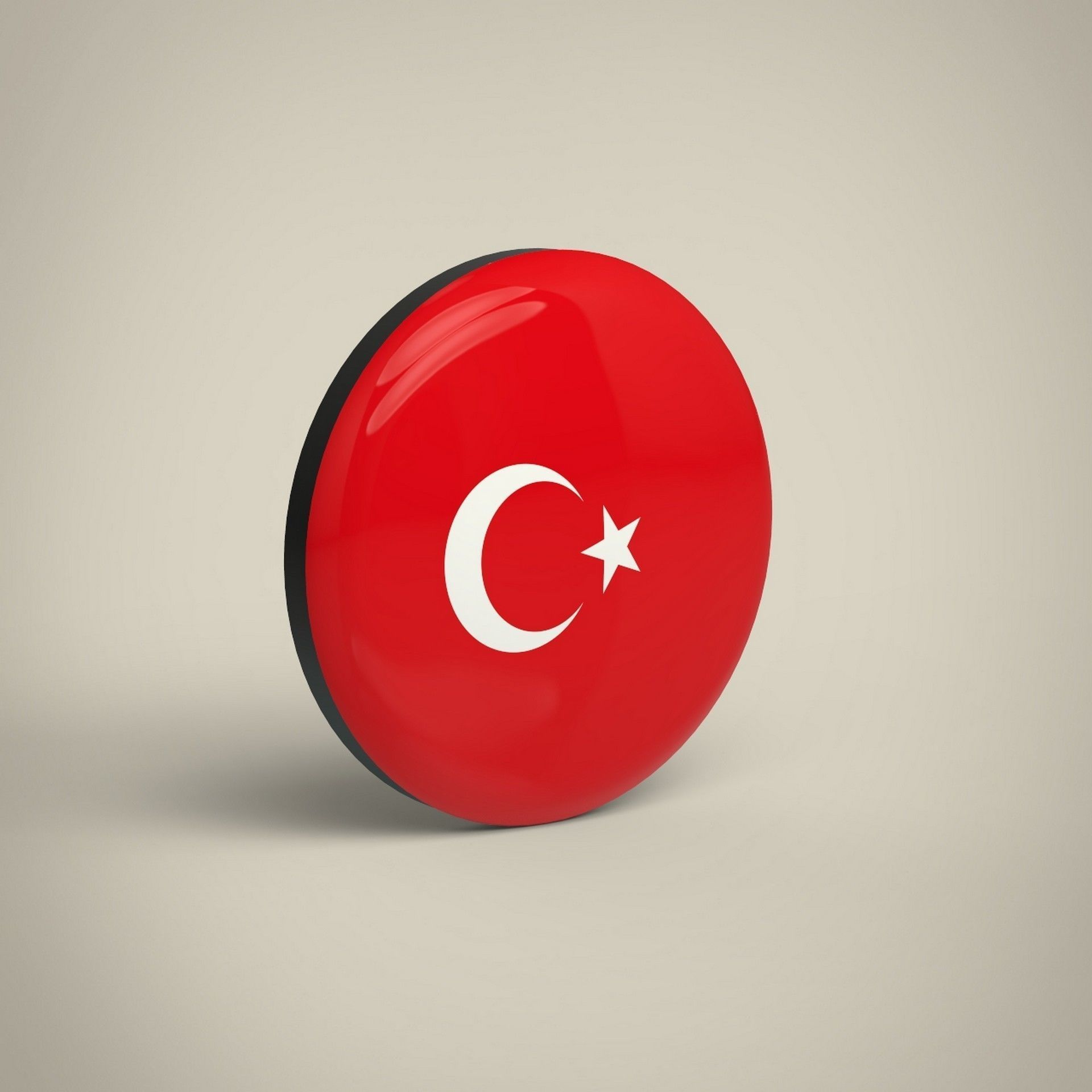 3D model Turkey Badge VR / AR / low-poly | CGTrader