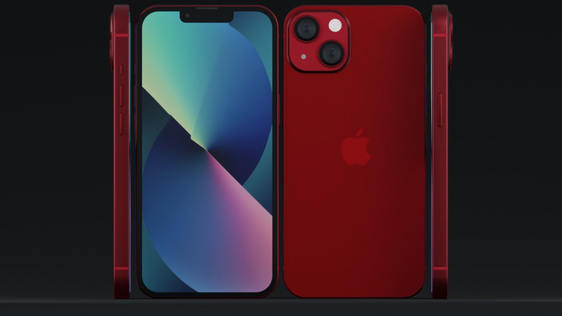 I Phone 13 with all variants with original colors and dimensions 3D ...