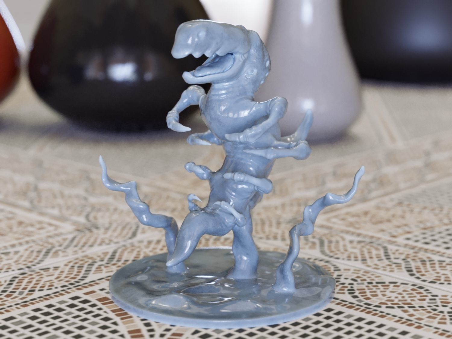 Underwater monster from other planet -3D printing sculpture 3D model 3D ...