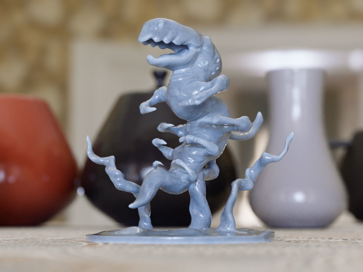 Underwater monster from other planet -3D printing sculpture 3D model 3D ...