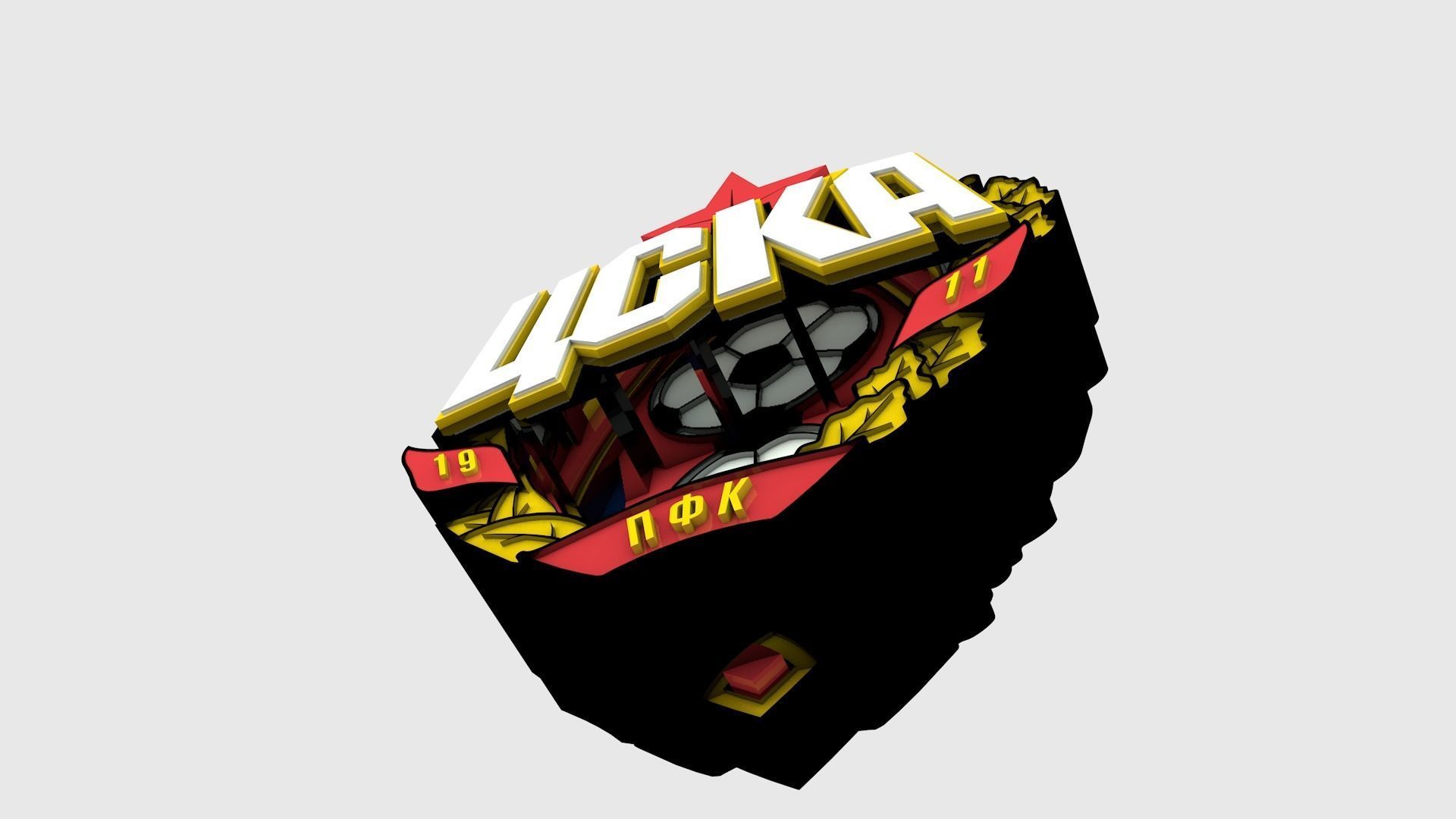 CSKA Moscow logo 3D model | CGTrader