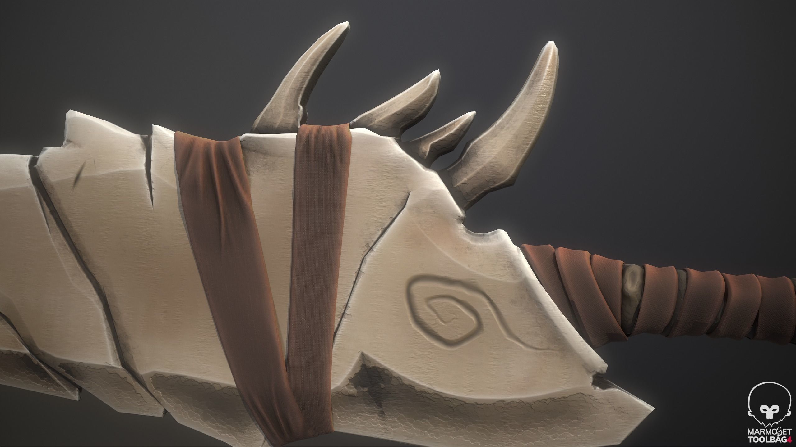 3D model Bone greatsword VR / AR / low-poly | CGTrader