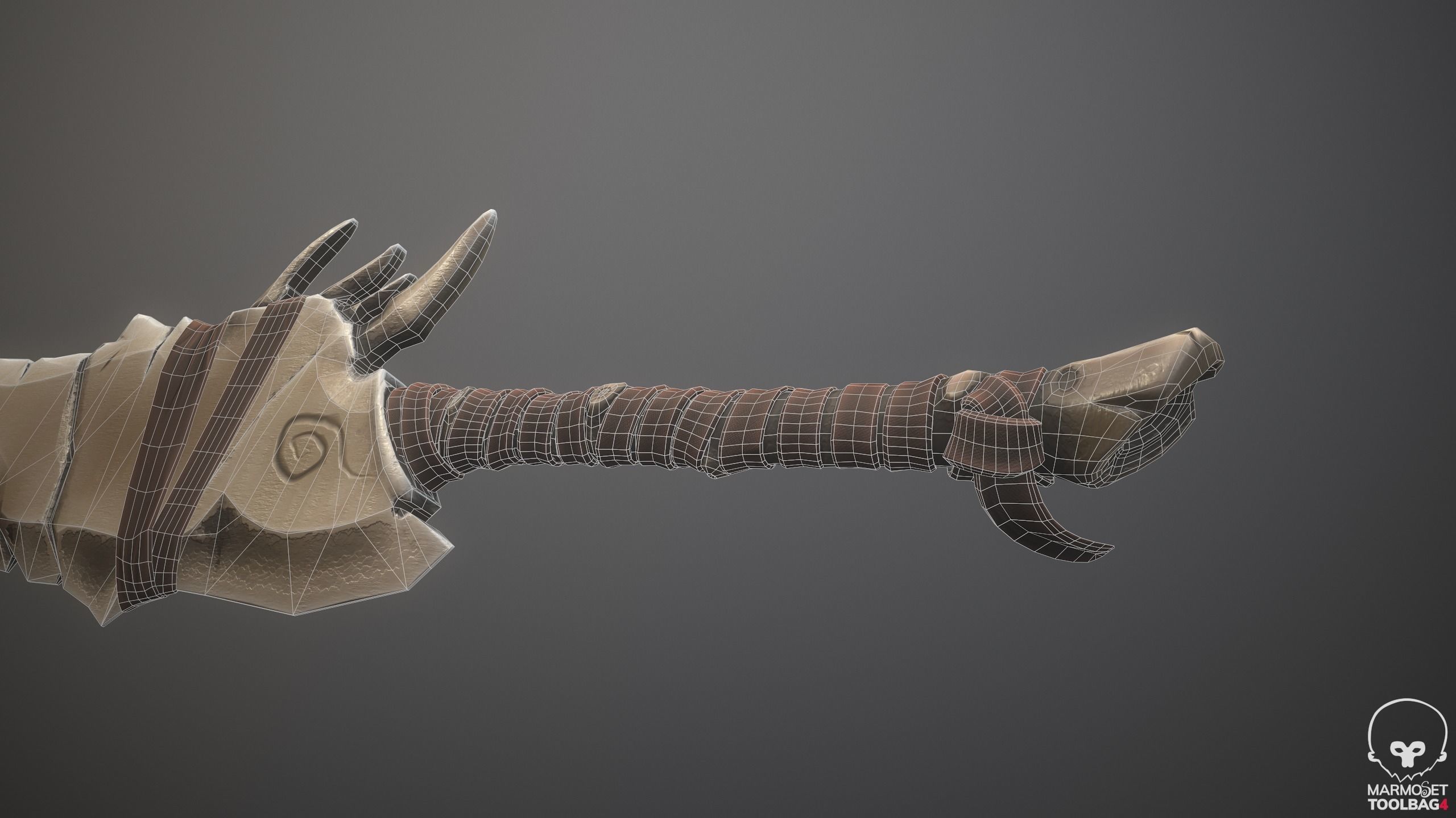 3D model Bone greatsword VR / AR / low-poly | CGTrader