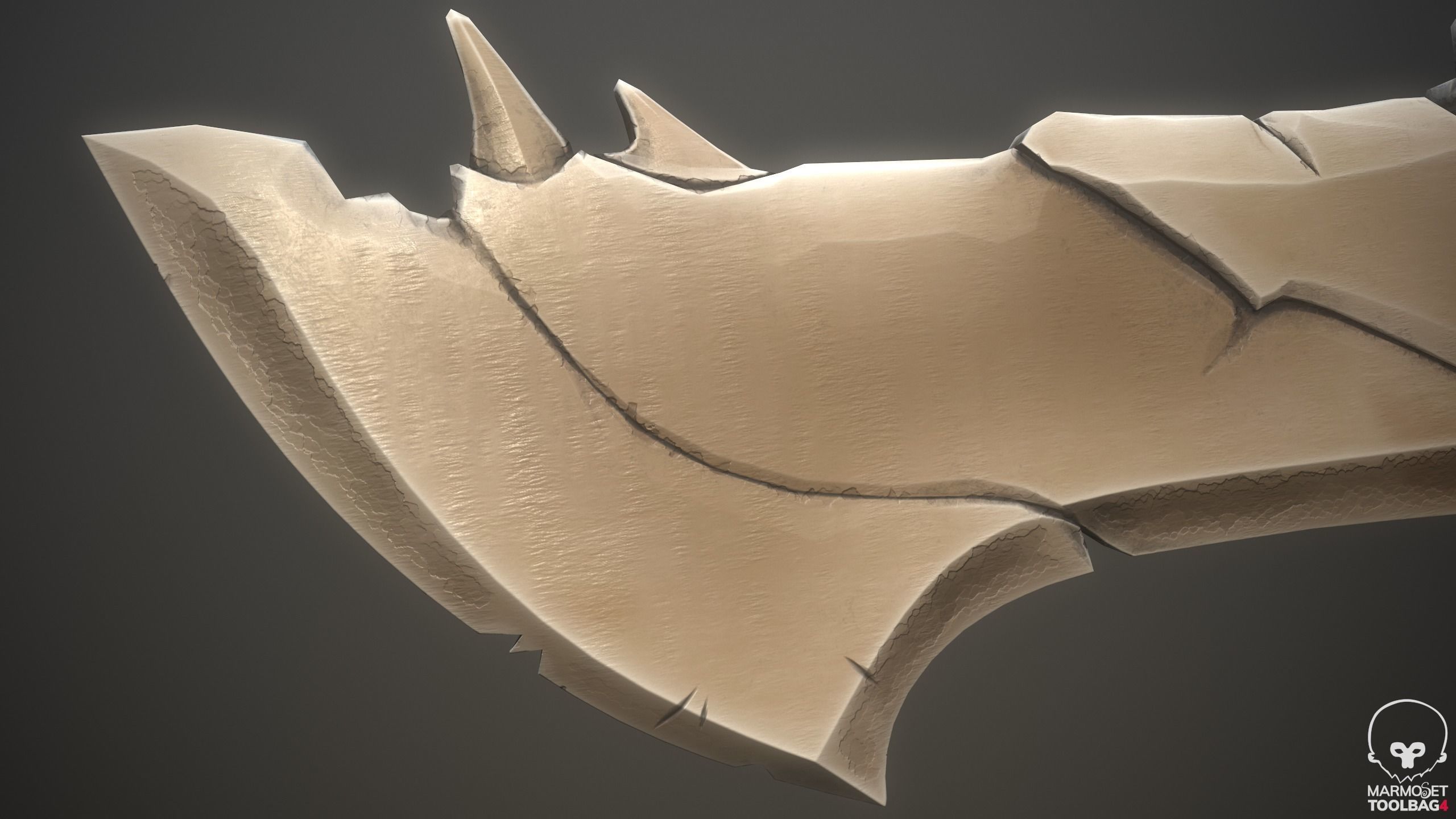 3D model Bone greatsword VR / AR / low-poly | CGTrader