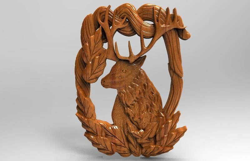 Deer CNC 2 3D model 3D printable | CGTrader