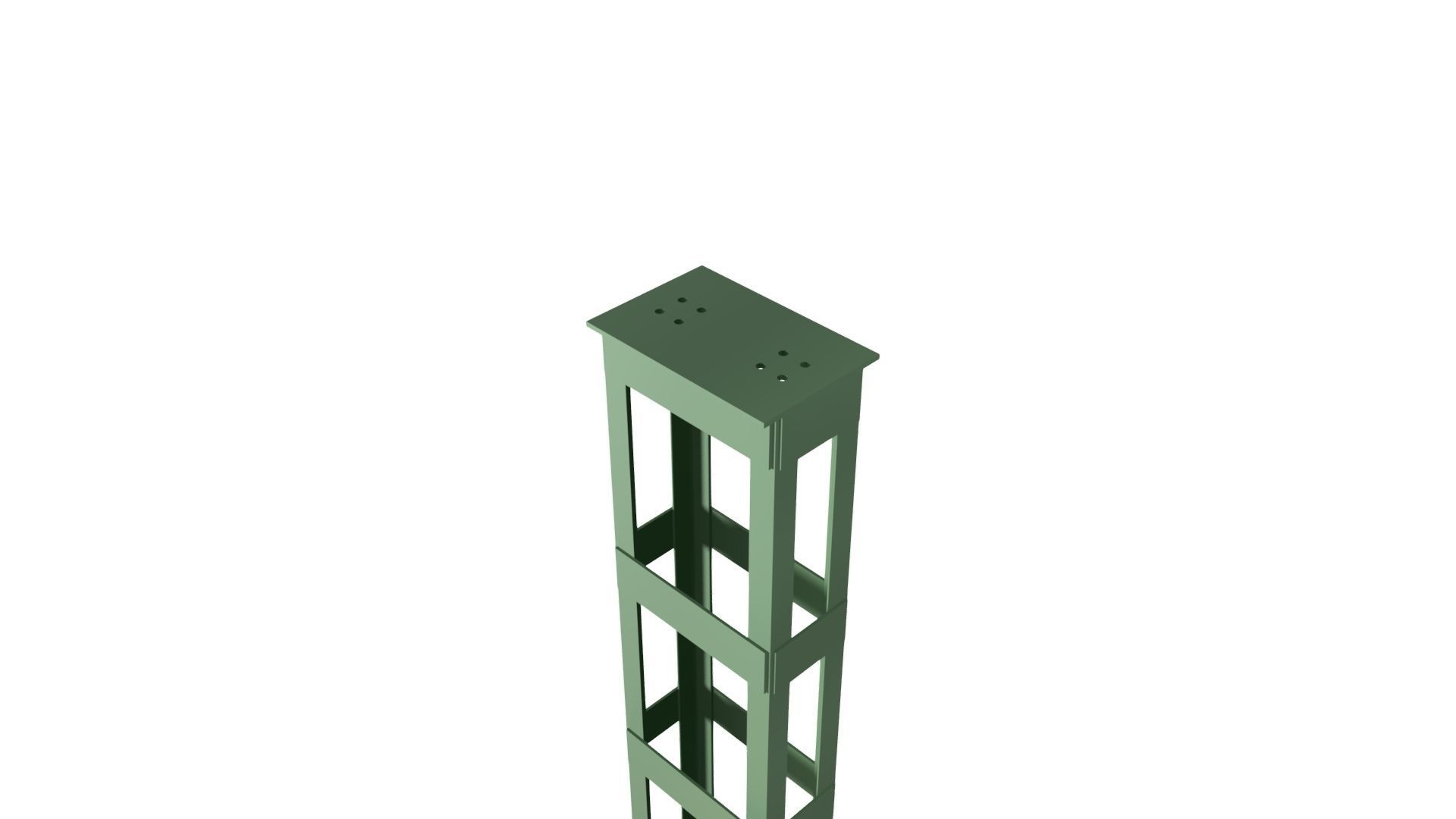 3D model STEEL FACTORY COLUMN VR / AR / low-poly | CGTrader