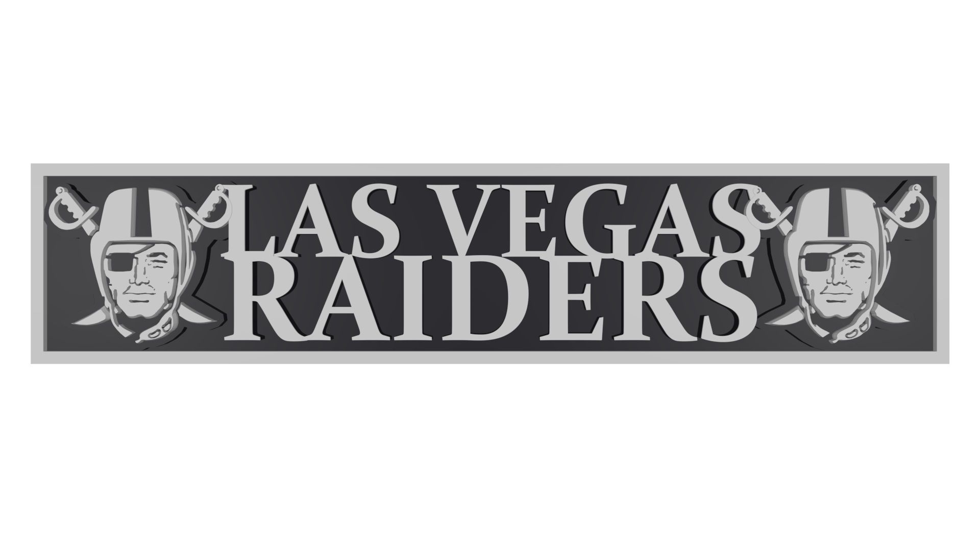 Las Vegas Raiders banner 3D model | CGTrader