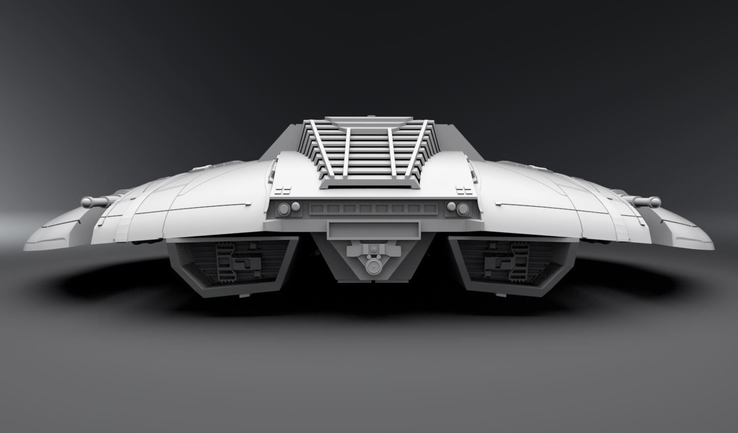 Cylon Raider 1978 Scale model 3D model 3D printable | CGTrader