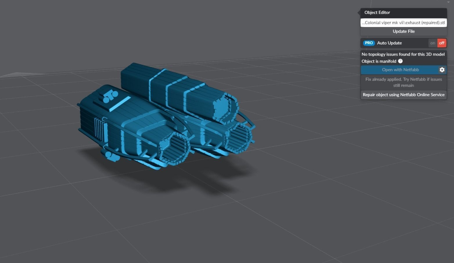 Colonial Viper Mk VII scale model 3D model 3D printable | CGTrader