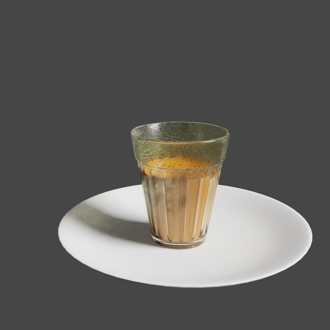 Tea glass - Chai glass 3D model | CGTrader