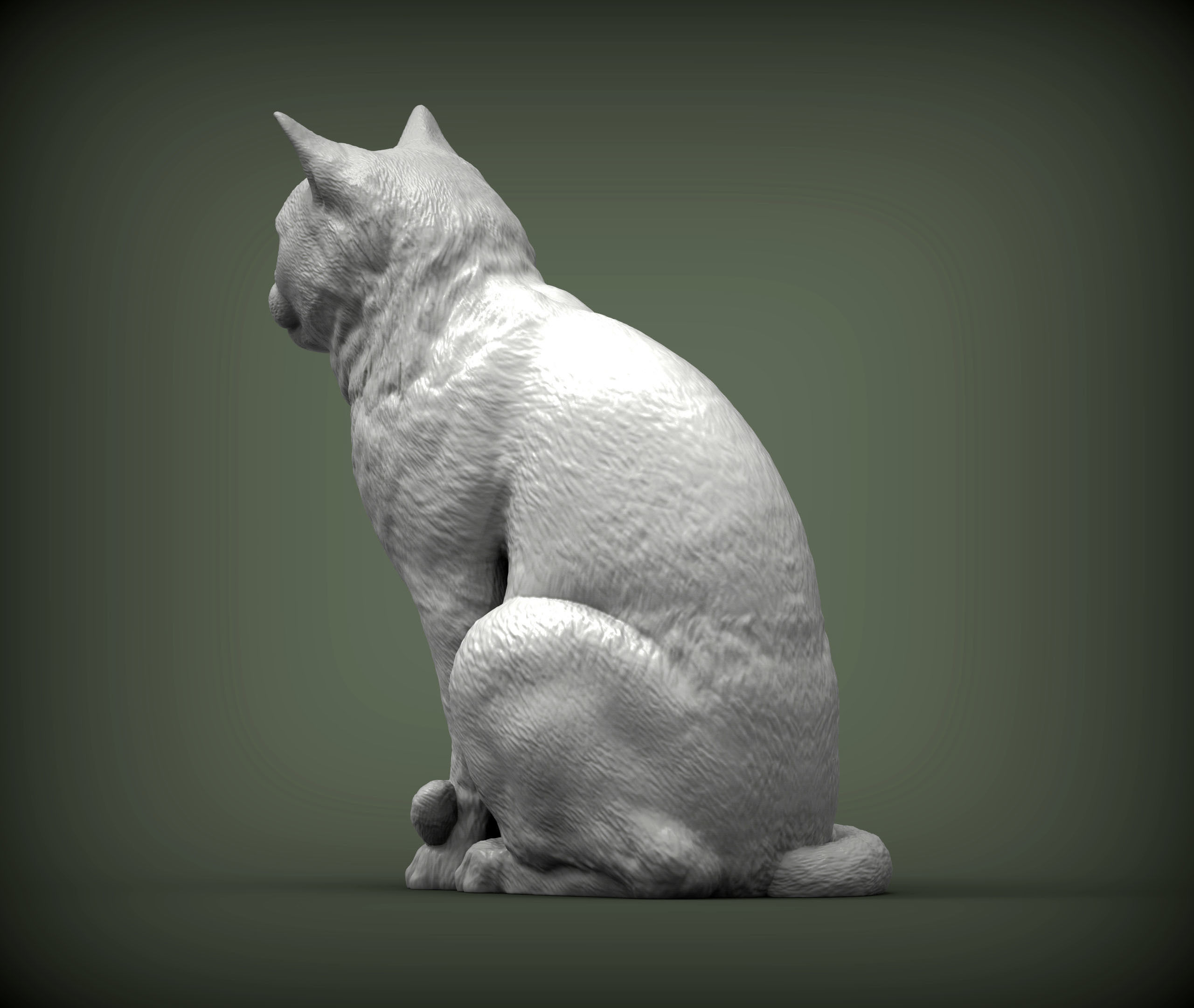 Cat for 3d printing 3D model 3D printable | CGTrader