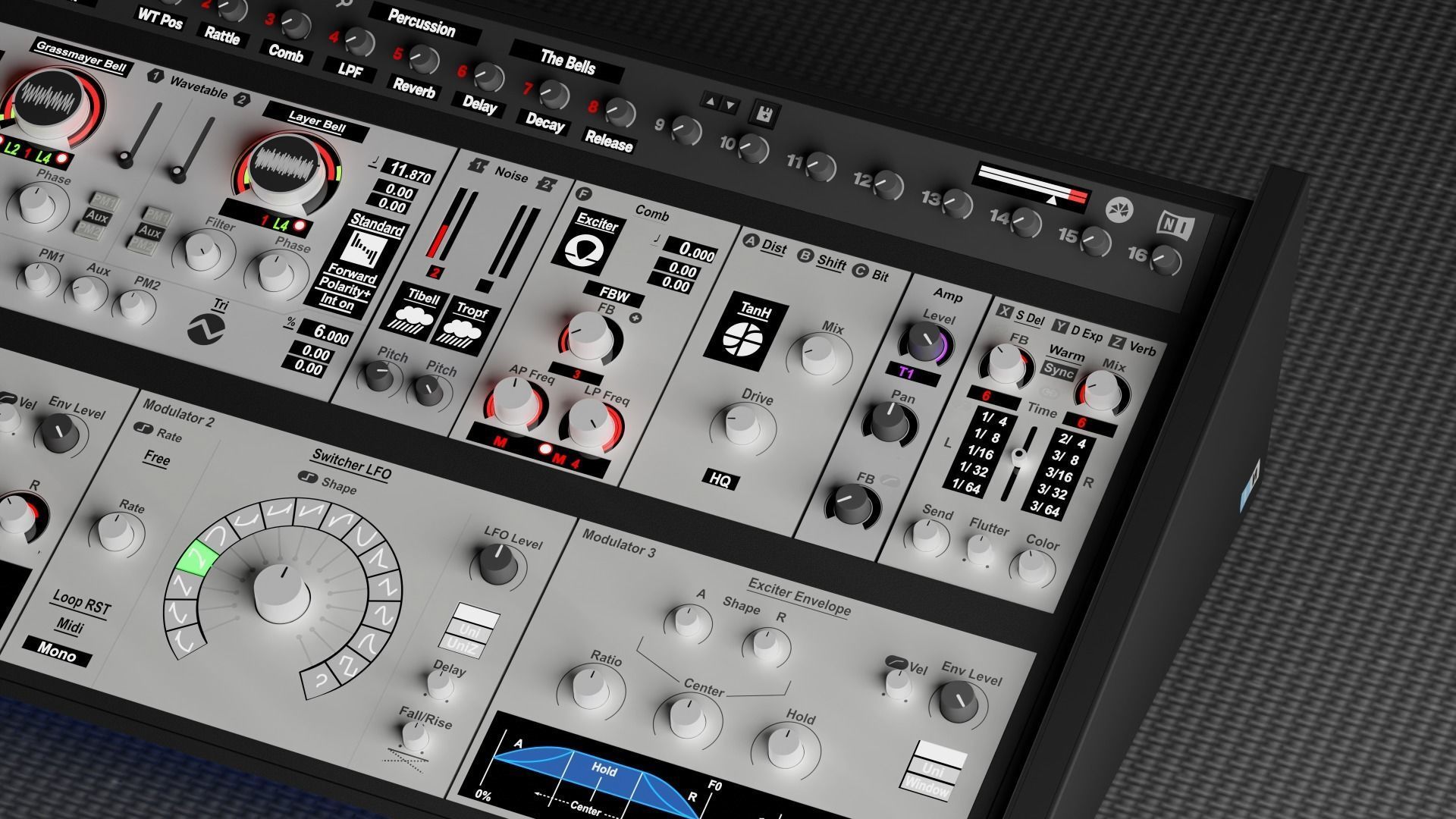 MASSIVE X VST Digital Synthesizer Concept 3D model | CGTrader